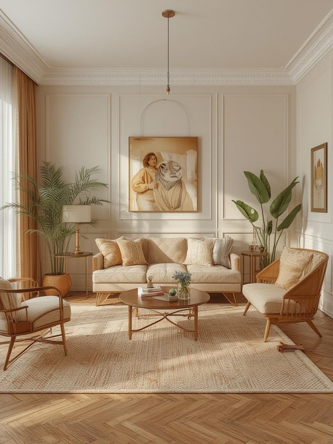 Neutral Boho Living Room Ideas For A Calm, Earthy Look